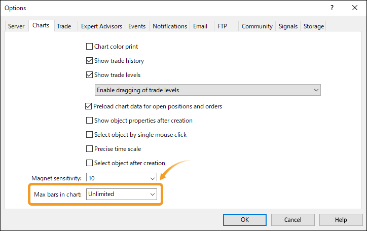 Export Historical Data Metatrader45 User Guide Myforex™